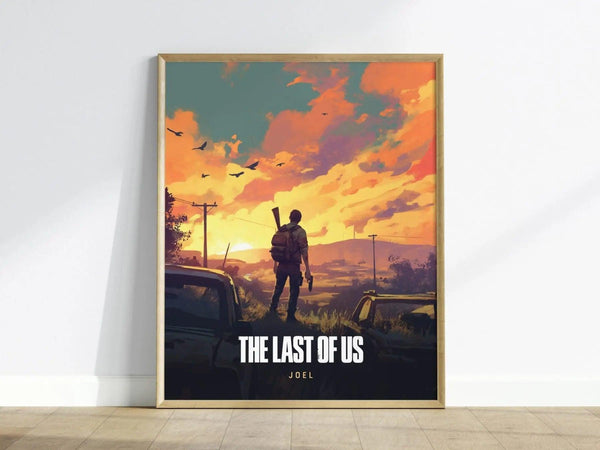 The Last of Us Poster | Joel Art Gaming Wall Art | TLOU HBO Gift ...